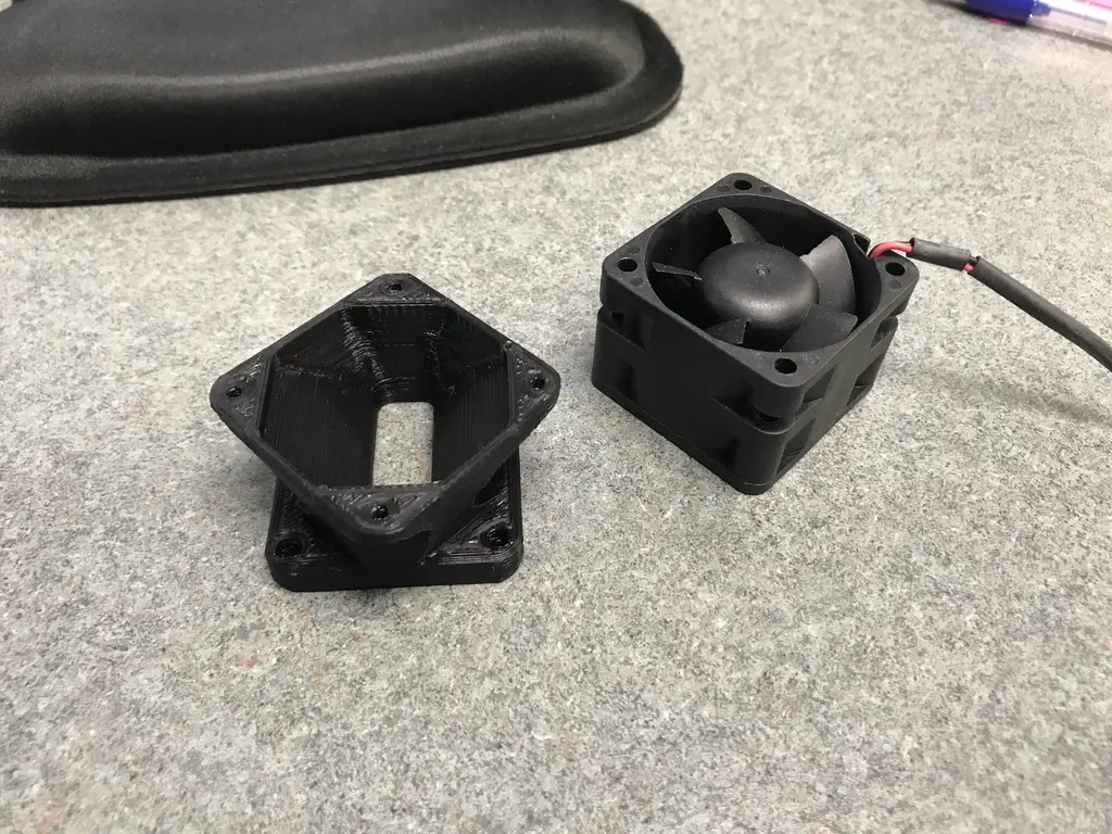 Free 3D Printer Parts STL Download - Fan Duct for - LulzBot TAZ Dual ...