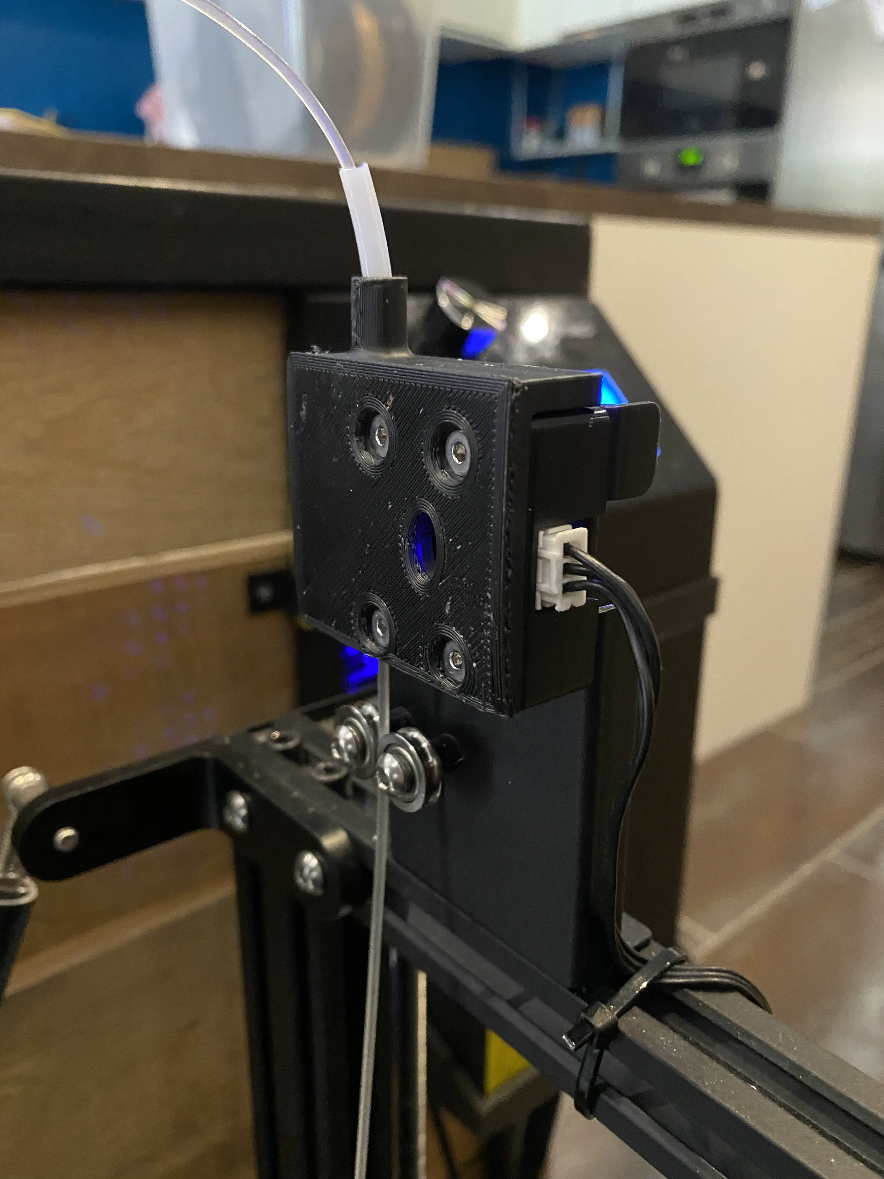 3D Printer Files | 3MF File | guide filament pour détecteur fin de ...