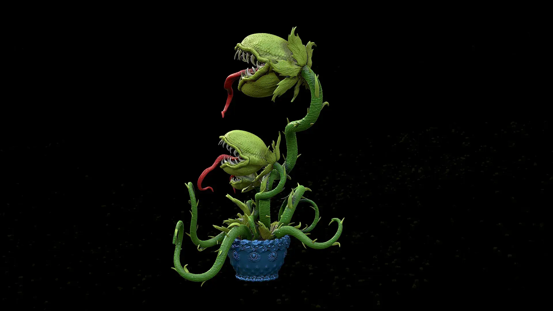 Characters & Creatures STL Download - Flower killerby Irina 3D