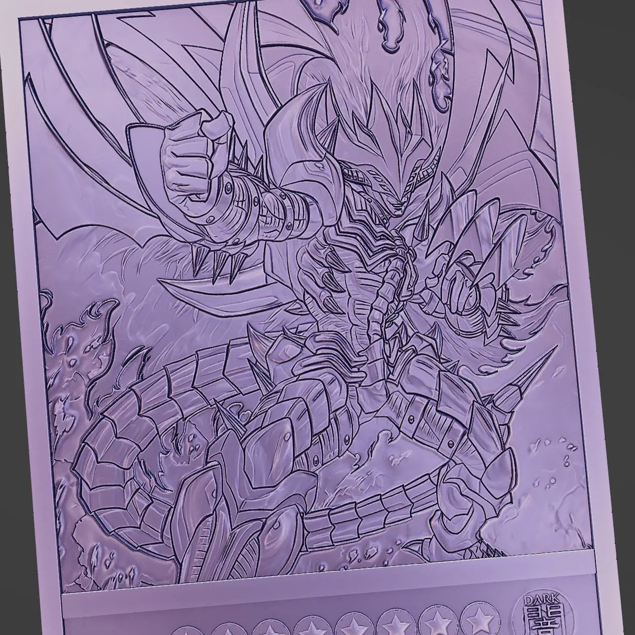 3D Printer Files | 3MF File | Evil HERO Malicious Bane - yu-gi-oh ...