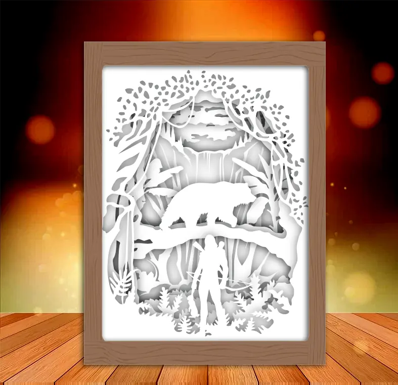 Sculptures & Artworks STL Download - Hunting V2 shadow boxby tecnoculebras