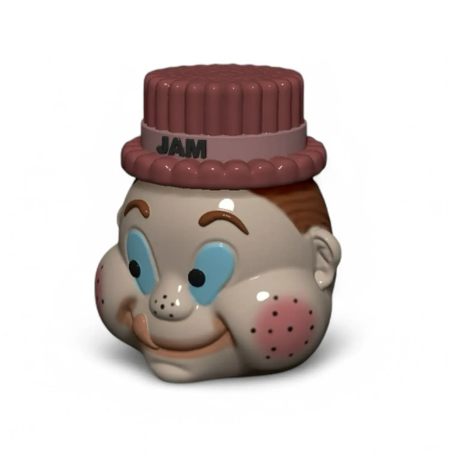 Home Decorations & Ornaments STL Download - Jam jar head boy vintage ...