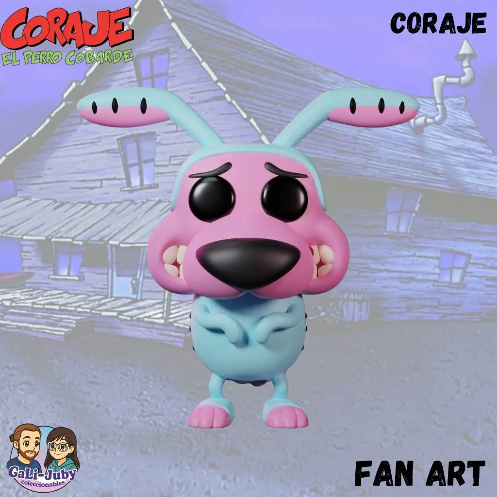 3D Printer Files | 3MF File | Courage the Cowardly Dog | Creality Cloud