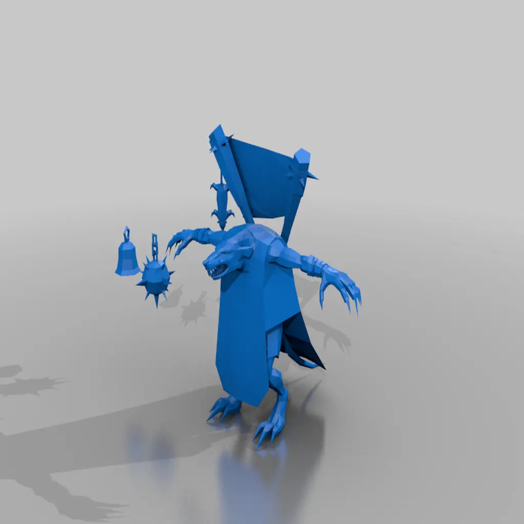Free Other STL Download - Skaven cheerleader - blood bowl - tmby SMT_M 🦊
