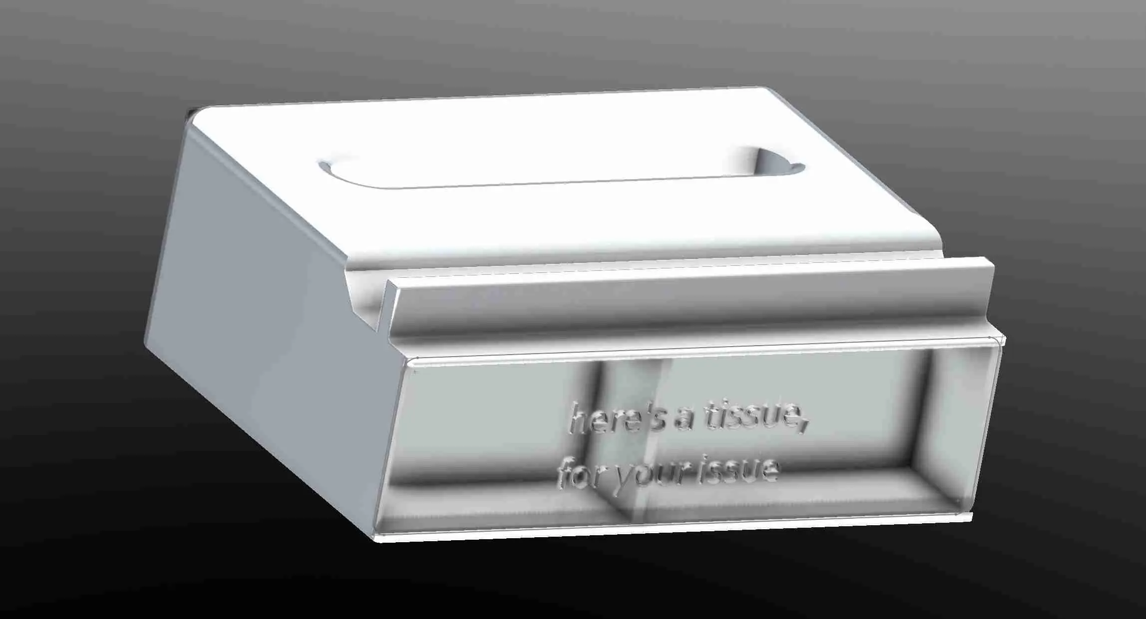 Other STL Download - here's a tissue, for your issueby Wesley vr