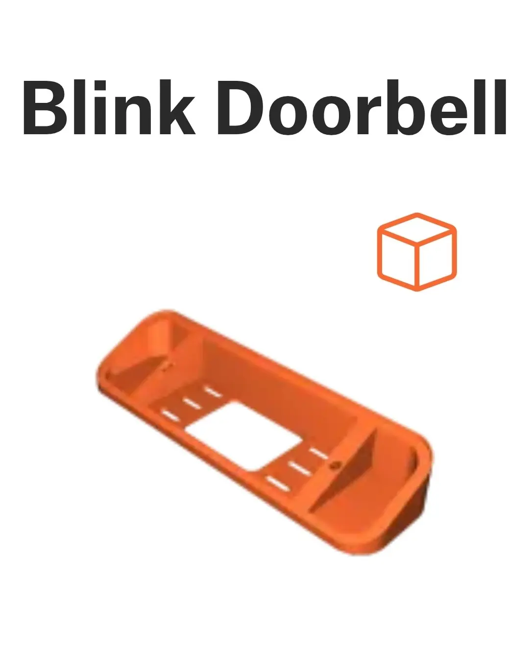 Free Other STL Download - Corner Blink doorbell mountby Mike Jennings