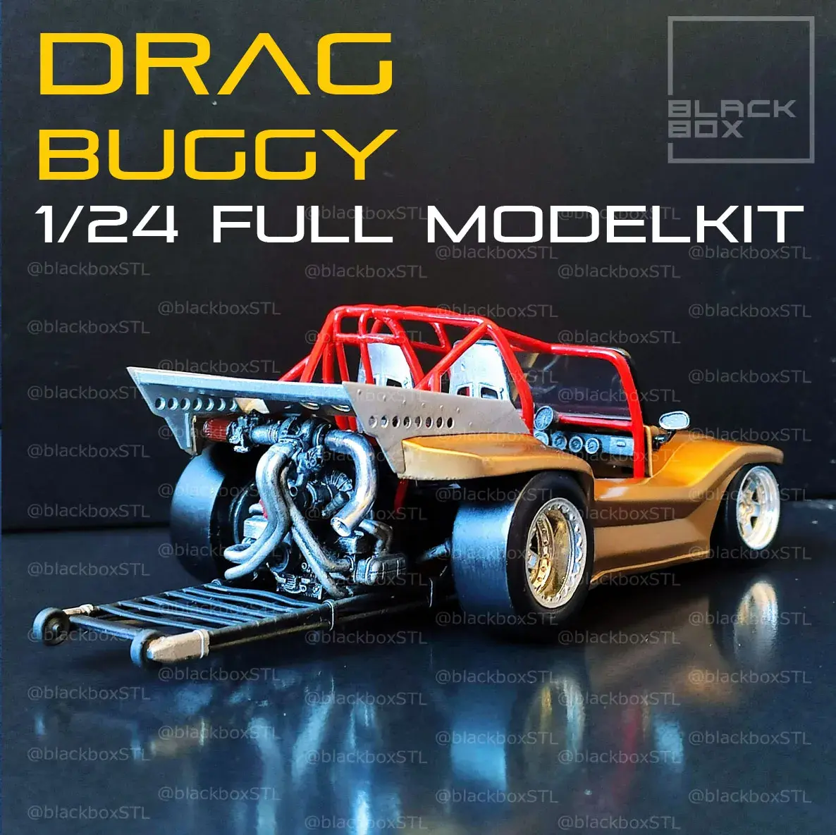 Props & Terrain STL Download - DRAG BUGGY FULL MODELKIT 1-24THby ...