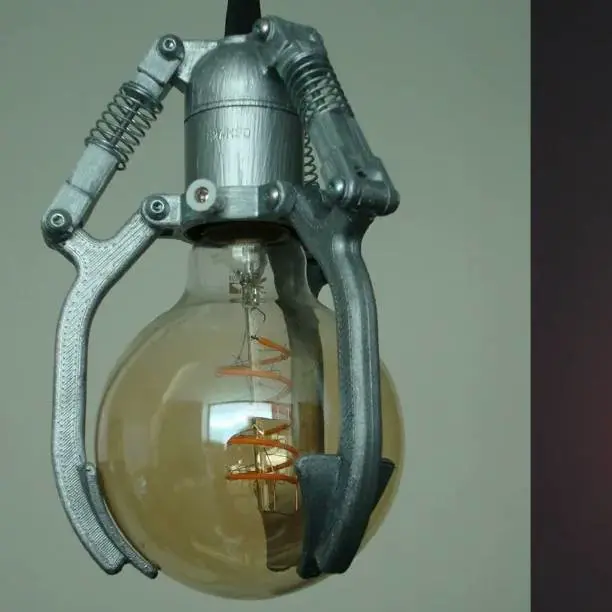 Бесплатная Lighting & Lamps STL Download - Gripper lamp 95mm - Am_I_Jules