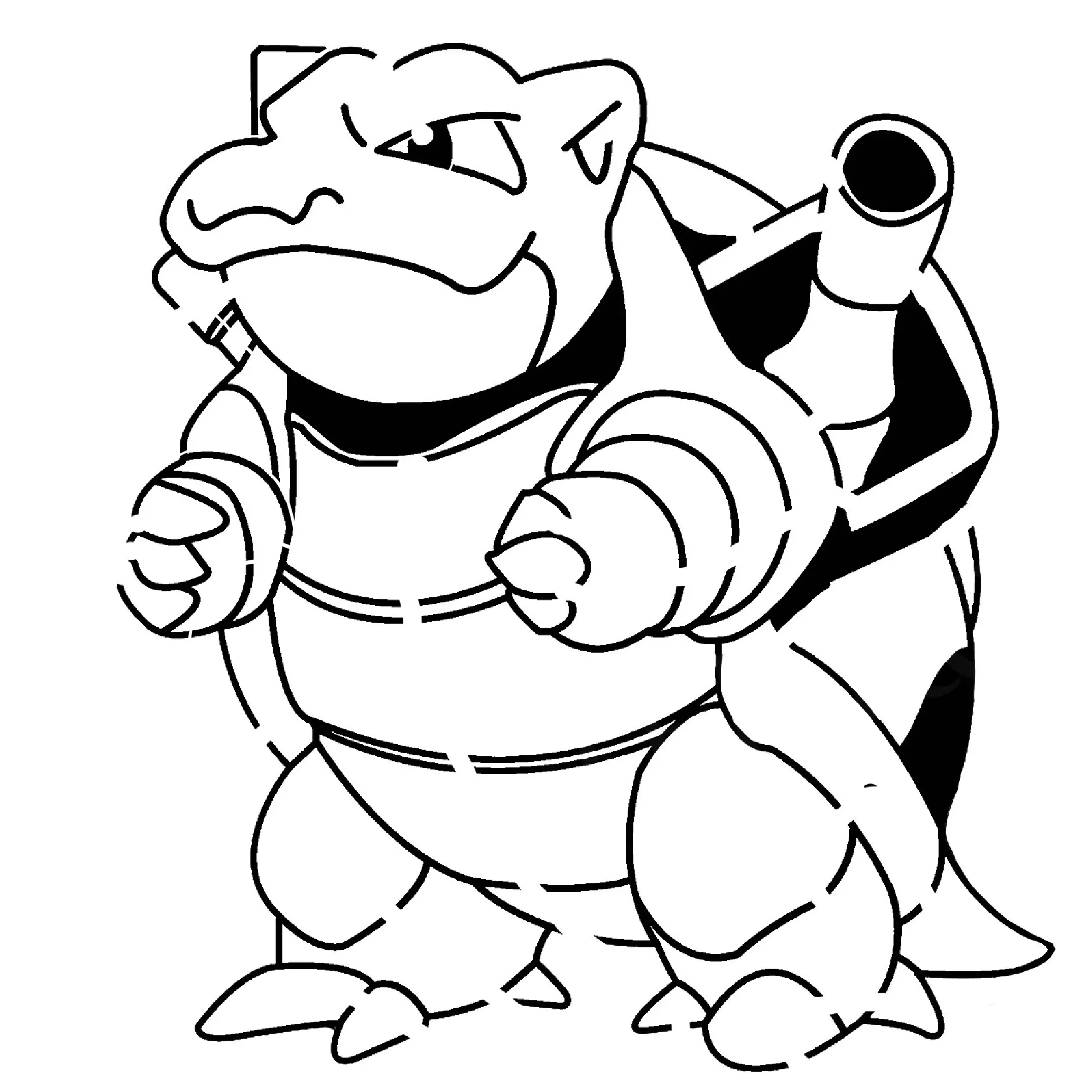 Free Board Games & Card Games STL Download - Blastoise stencil 2by SMT_M 🦊