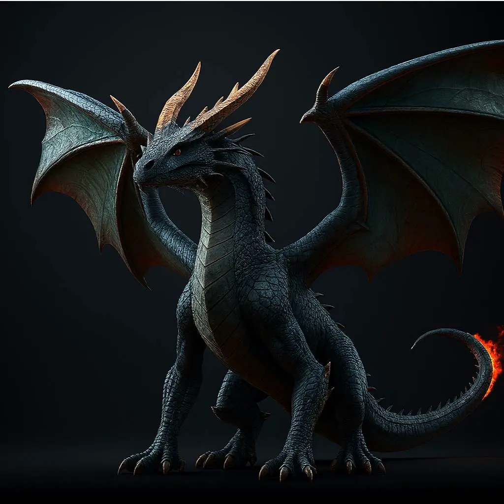 3D Printer Files | 3MF File | Westlicher Feuerdrache | Creality Cloud