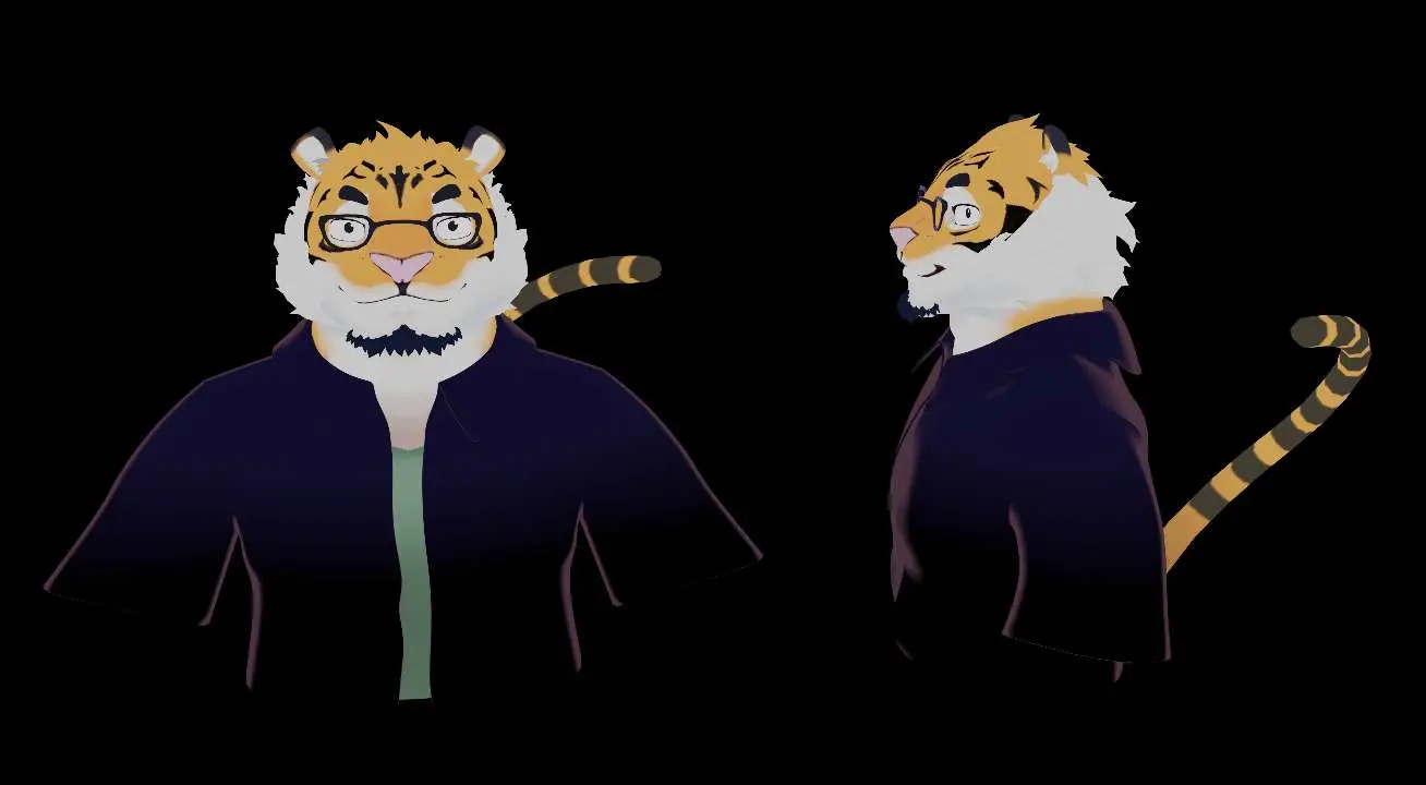 Other STL Download - Mr Tigerby MASCOT.
