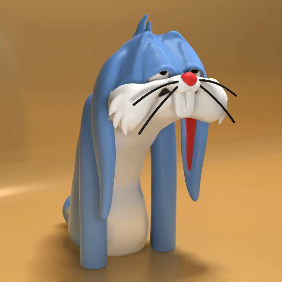 Other STL Download - TIRED BUGS BUNNYby CRAZY BRAIN