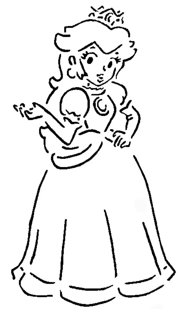 Free Digital Art STL Download - Peach stencil 3by SMT_M 🦊