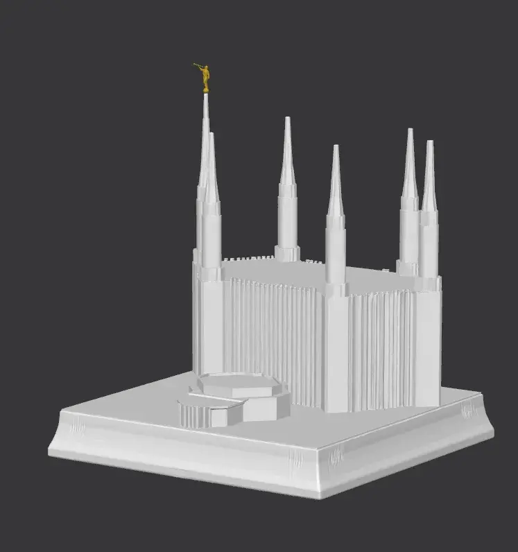 3D Printer Files | 3MF File | LDS DC Temple | Creality Cloud