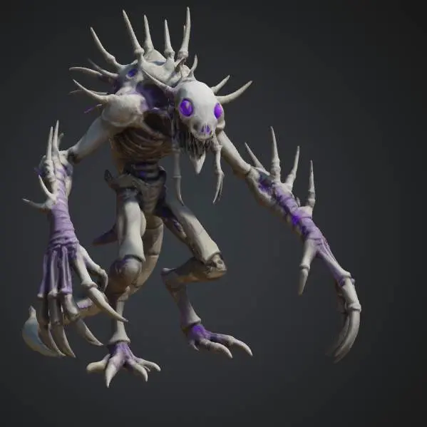 Free Characters & Creatures STL Download - FREE undead cemetery walker ...