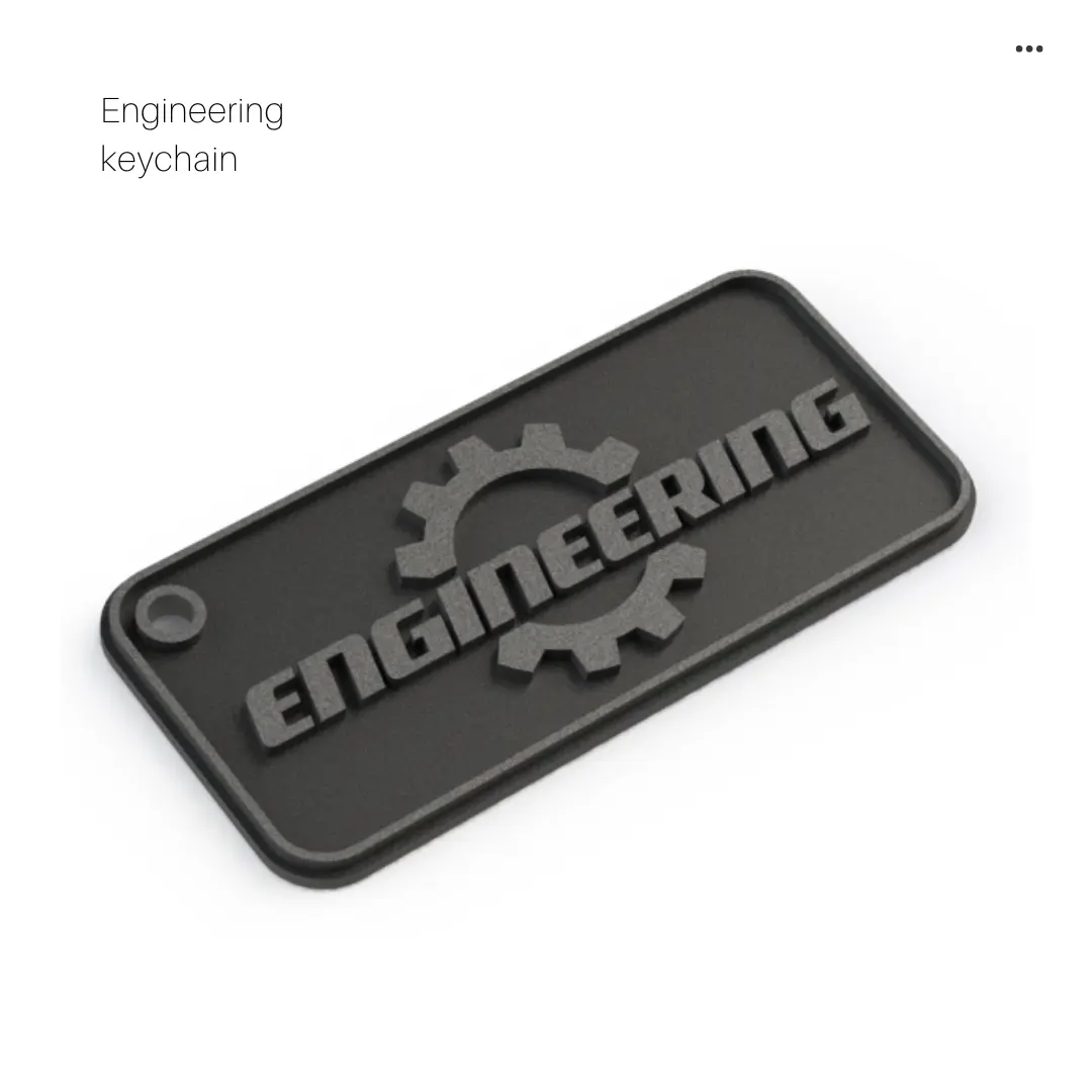 3D Printer Files | 3MF File | KEYCHAIN ENGINEERING | Creality Cloud