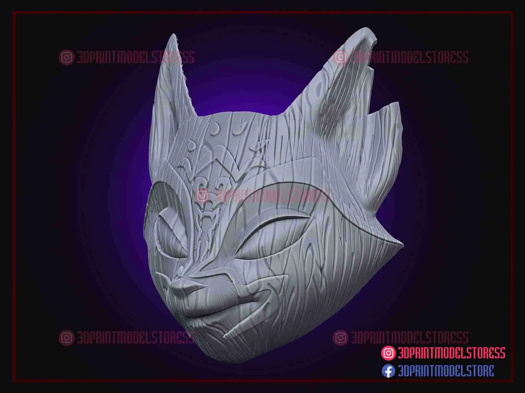 Cosplay STL Download - Kena Bridge of Spirits - Taro Mask Bug - Cosplay ...
