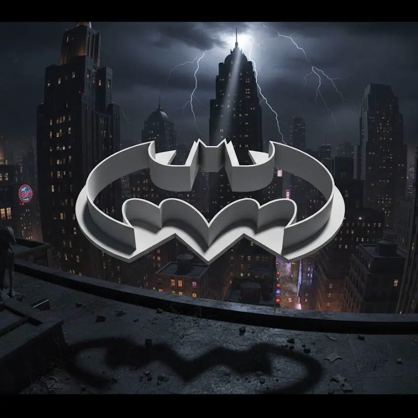 3D Printer Files | 3MF File | batman cookie cutter | Creality Cloud