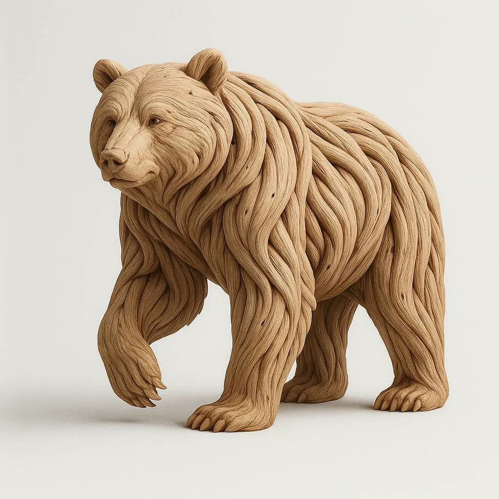 3D Printer Files | 3MF File | Bear - Roots of Life – The Wooden ...
