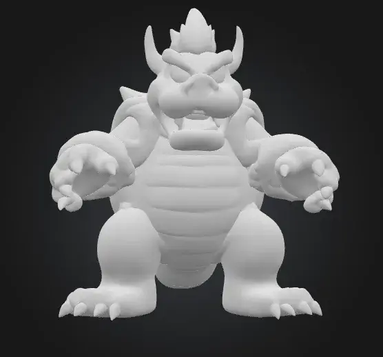 3D Printer Files | 3MF File | Bowser from Mario Bros 10CM model ...