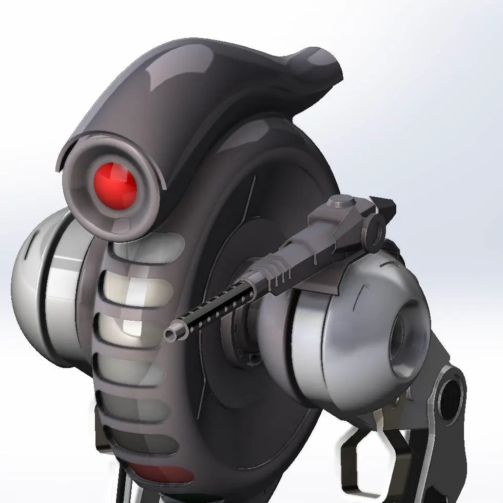 Robots & Mechs STL Download - Sentinel(Droid)by Stanislav Blêskin