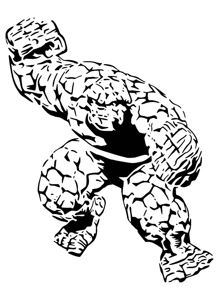 Free Characters & Creatures STL Download - The Thing stencilby SMT_M 🦊