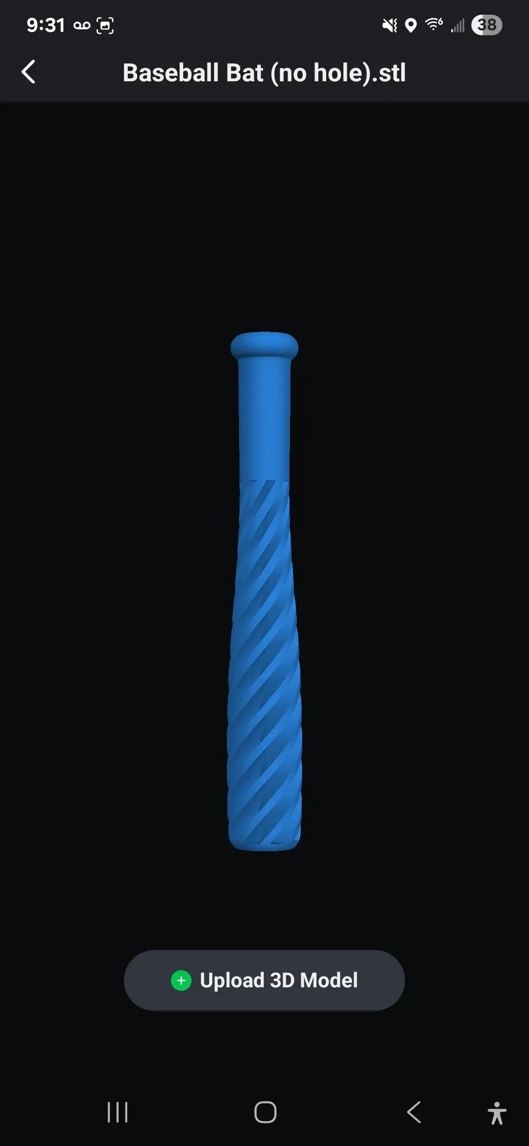 Free 3D Printer Parts STL Download - softball fidget by FJ62 Landcruiser