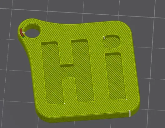 3D Printer Files | 3MF File | Creality Hi Embossed Keychain Брелок ...