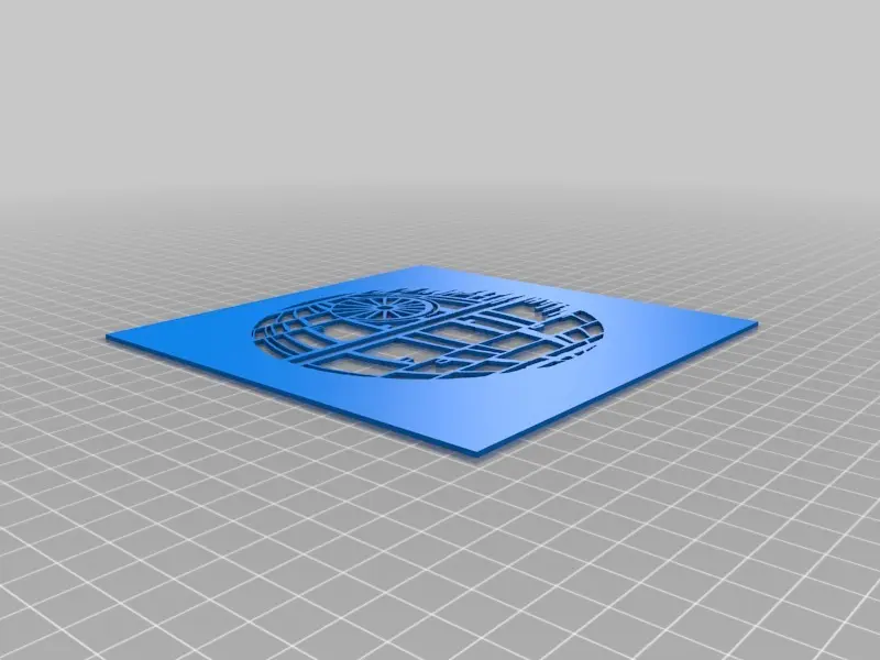 Free Other STL Download - The Death-star stencilby SMT_M 🦊