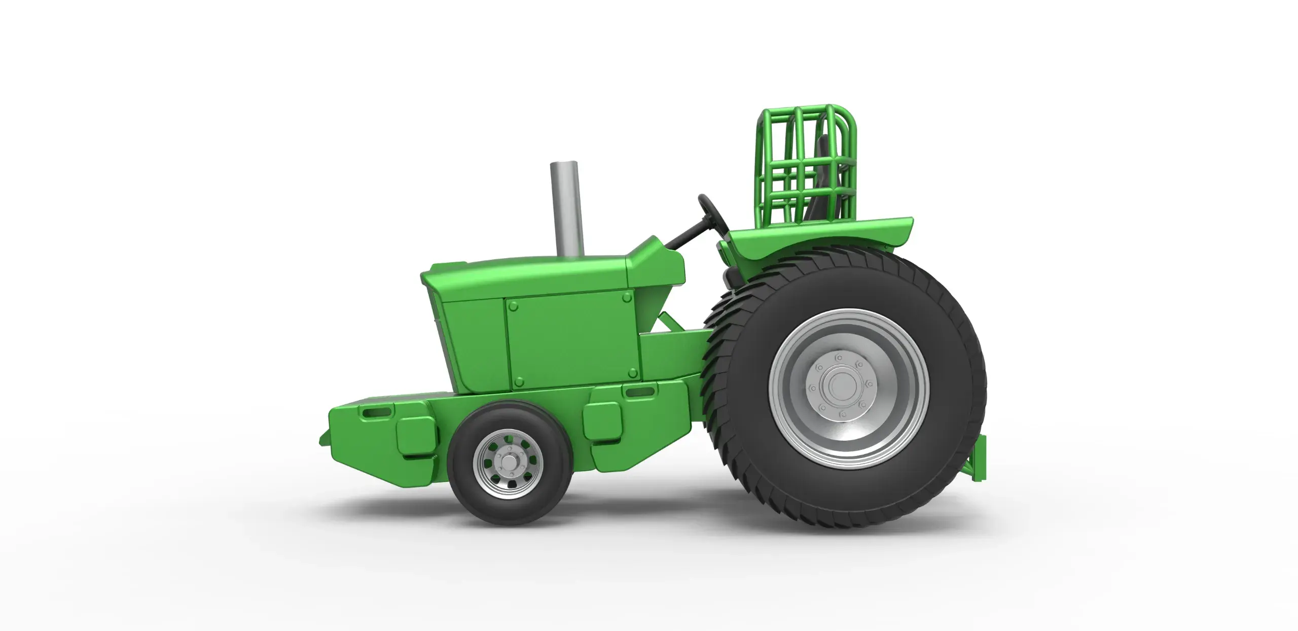 Vehicles & Machinery STL Download - Fun short Pro Stock Pulling Tractor ...