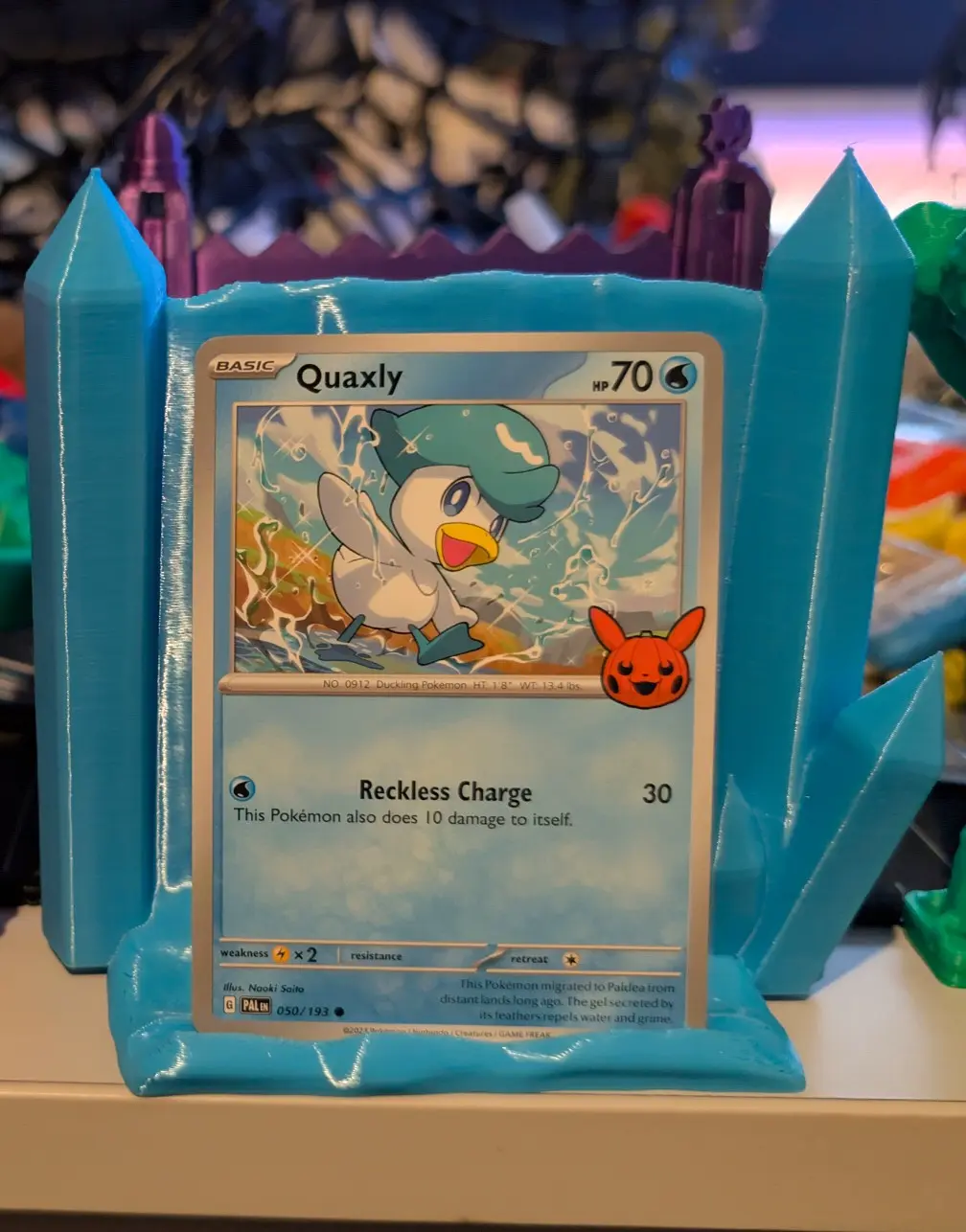 3D Printer Files | 3MF File | Water pokemon card stand display ...