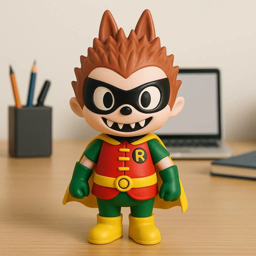 Other STL Download - Labubu - Robin DC Comics statue - 3D printby ...