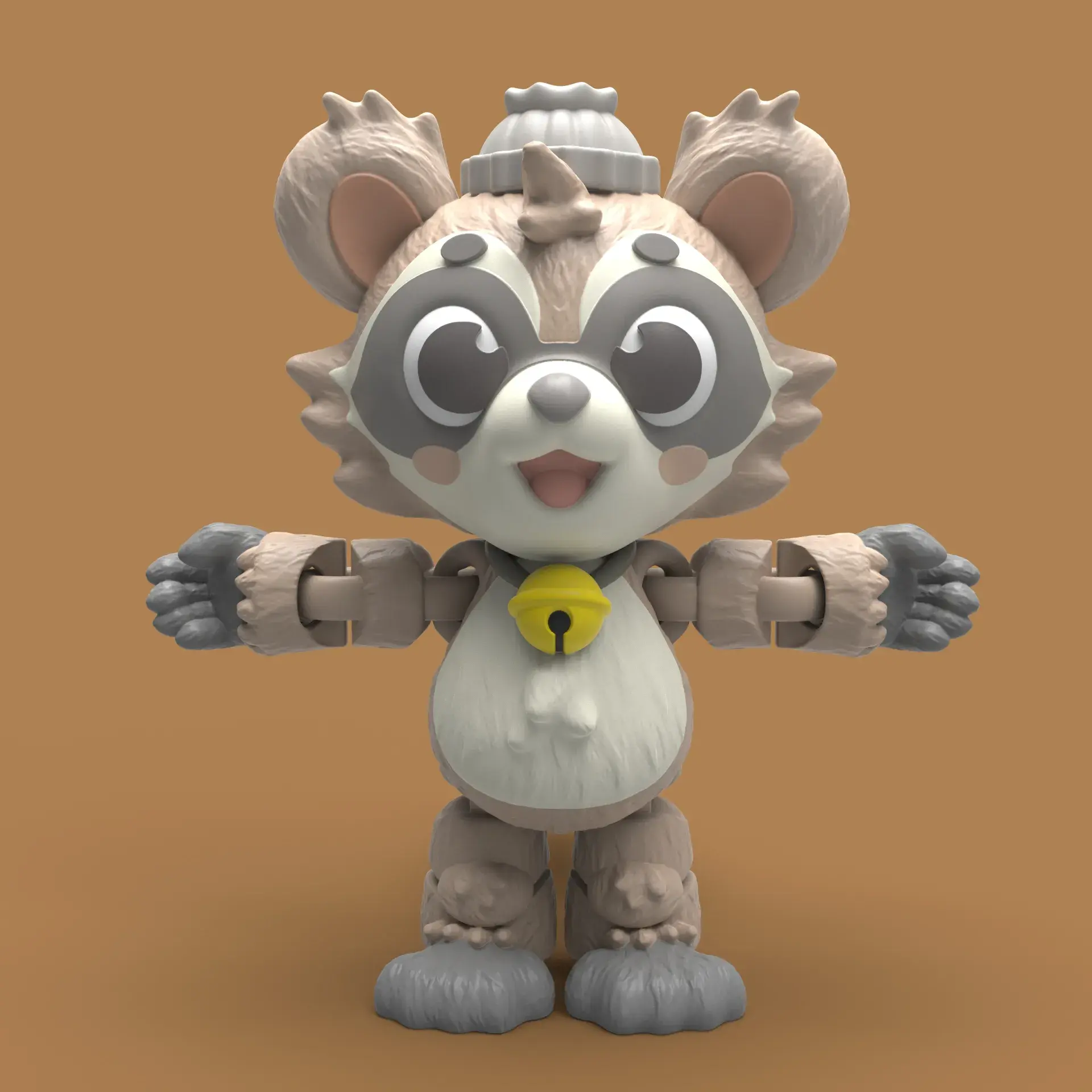3D Printer Files | 3MF File | Raccoon Flexi | Creality Cloud