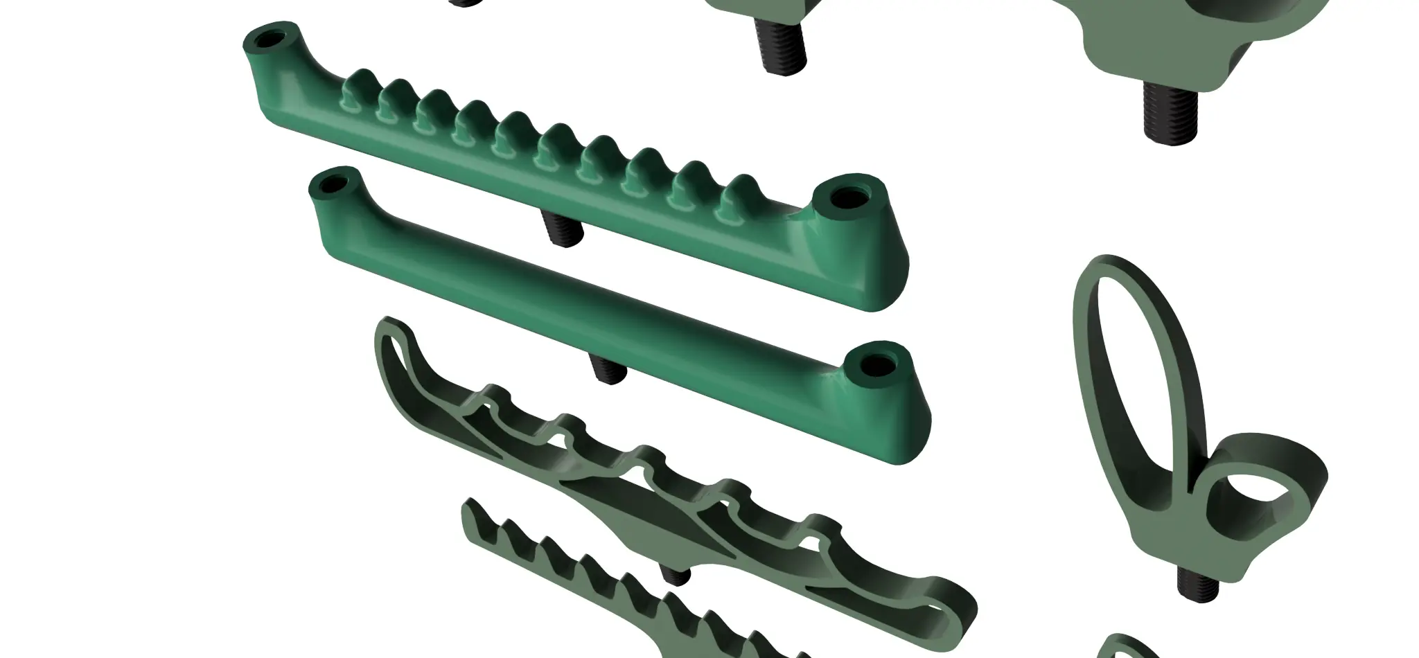 Sports & Exercise Equipment STL Download - Fishing Rod Rest Packby ...