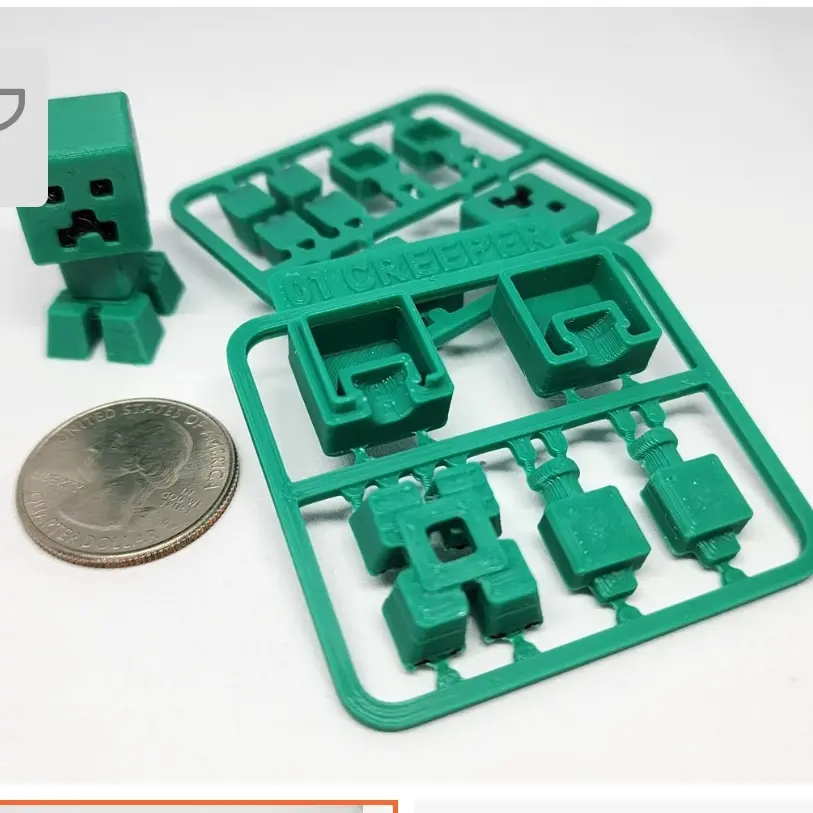 3D Printer Files | 3MF File | Minecraft-inspired Creeper Mini Figure ...
