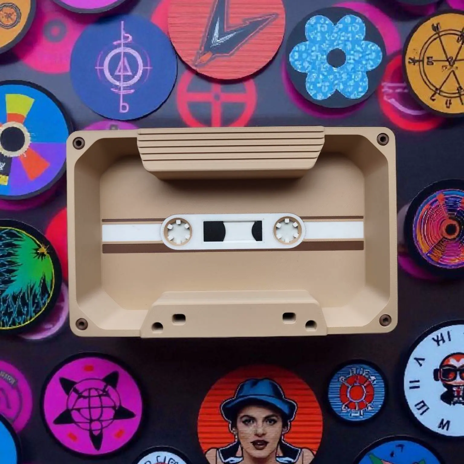 3D Printer Files | 3MF File | Retro Audio Cassette Tray | Creality Cloud