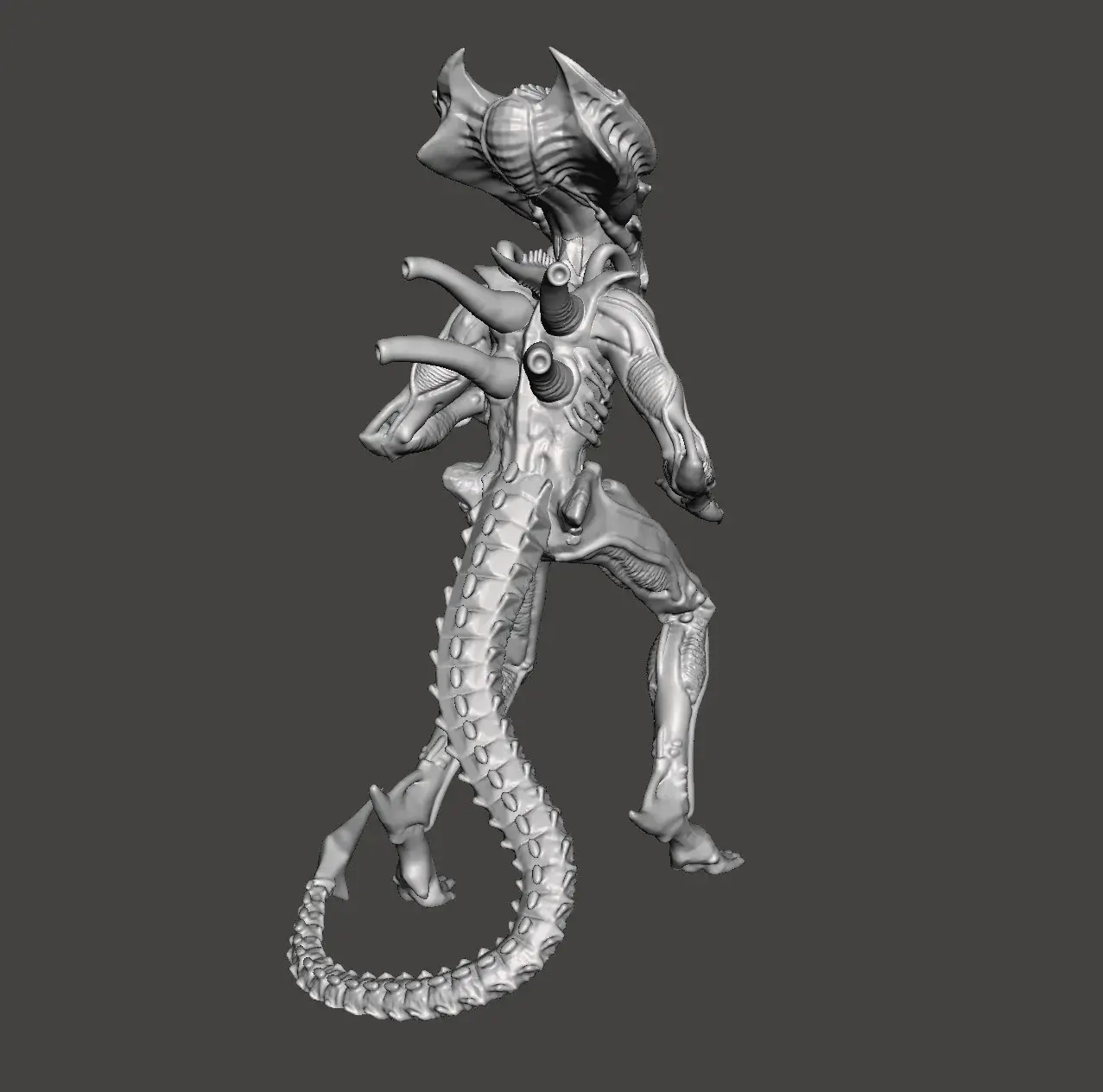 Other STL Download - Praetorian Alien - Articulated Xenomorph figure ...