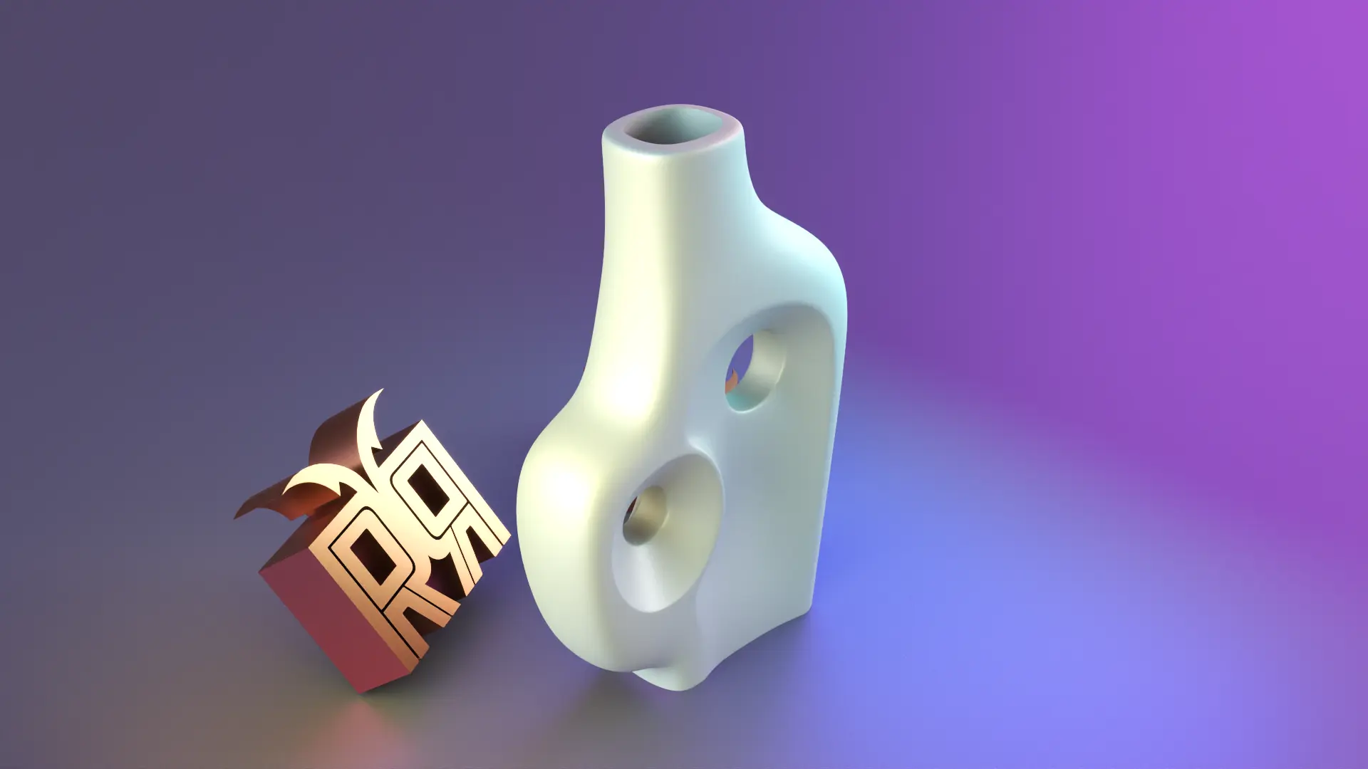 Home Decorations & Ornaments STL Download - abstract vase 02by rexer_3d