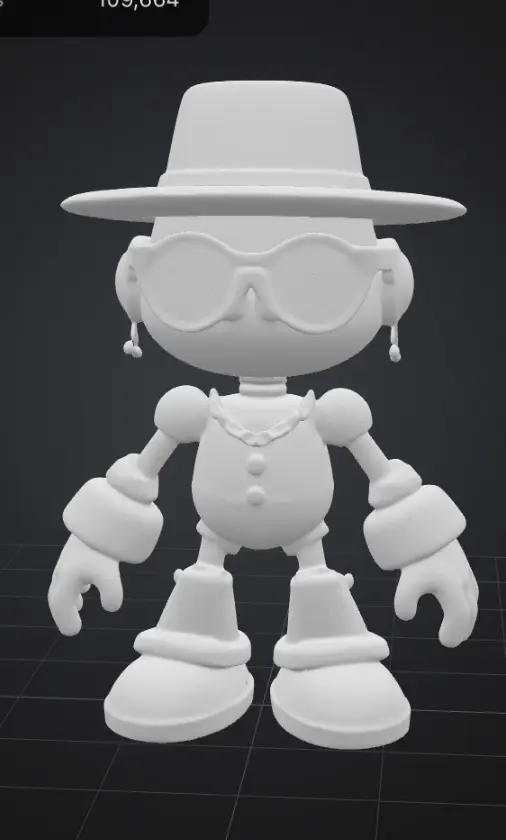Free Characters & Creatures STL Download - Pimp Robot 2by katt_bearakuda