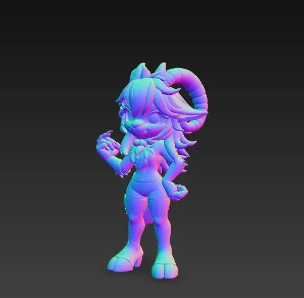 Characters & Creatures STL Download - devil goat chibiby Legolasfullgamer