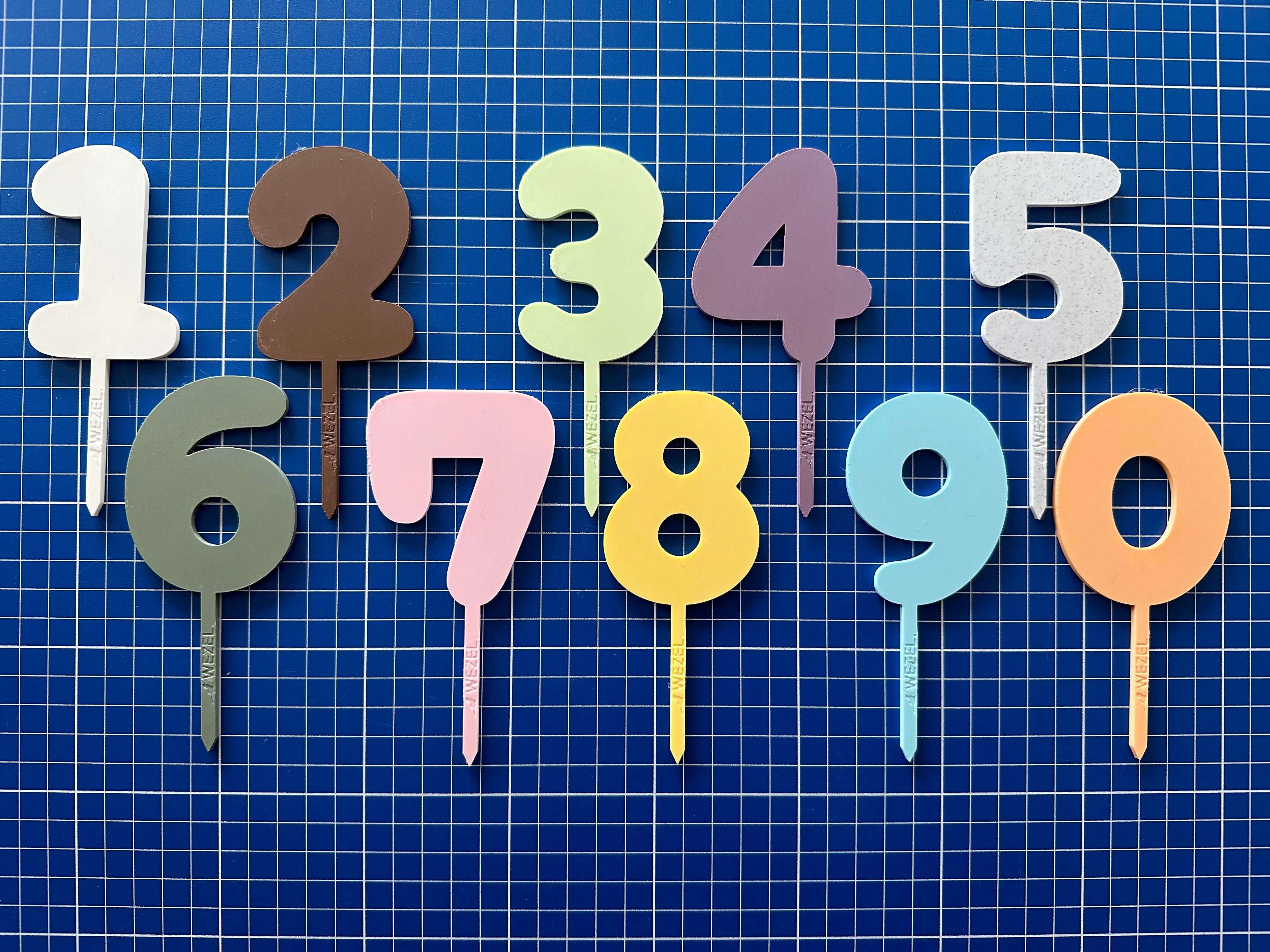 Other STL Download - Number caketoppers/cupcaketoppersby studio WES