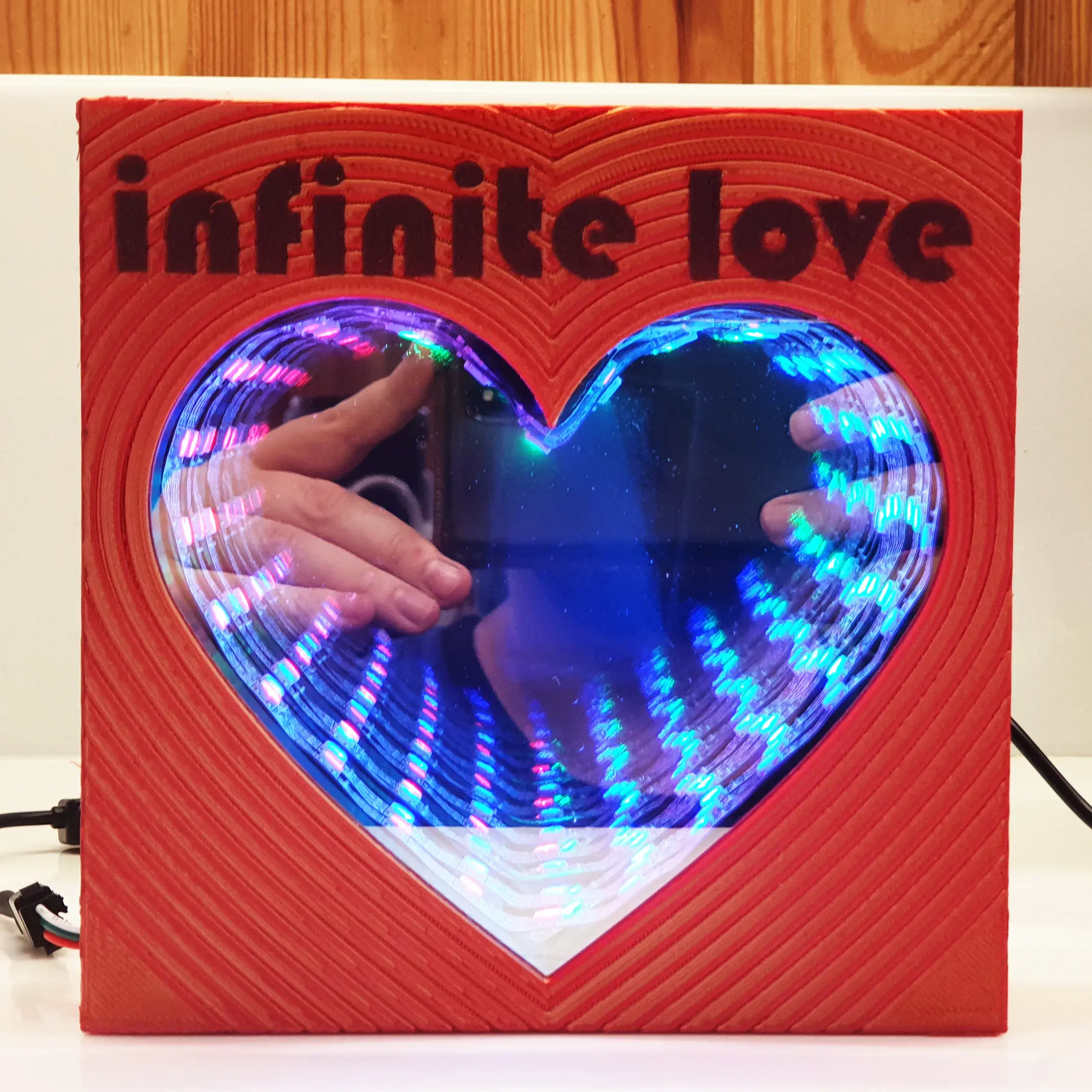 3D Printer Files | 3MF File | Mirror tunnel "infinite love" | Creality Cloud
