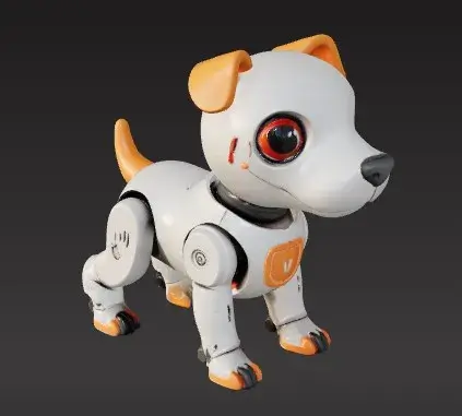 3D Printer Files | 3MF File | Robot Dog Figurine | Creality Cloud