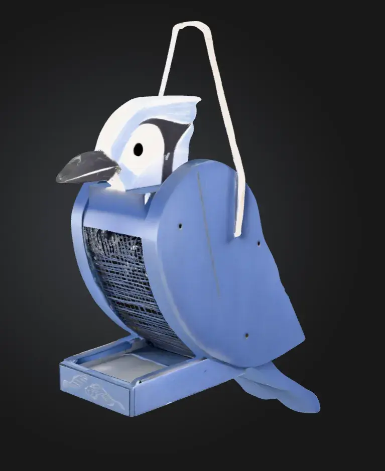 3D Printer Files | 3MF File | Bluejay shaped Bird Feeder | Creality Cloud