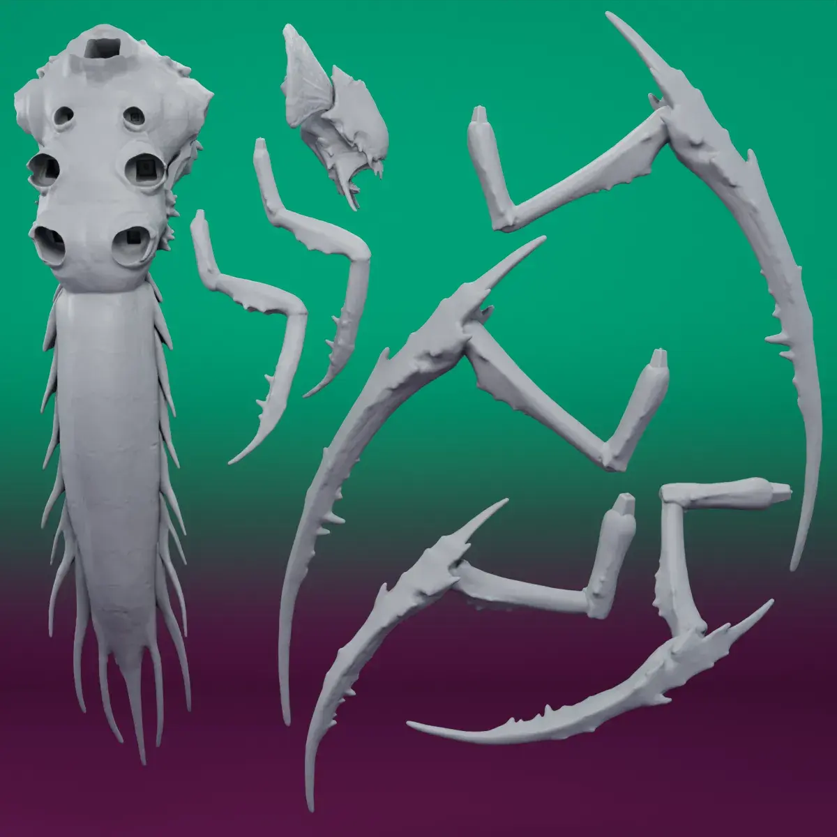 Characters & Creatures STL Download - TERMINID SHRIEKER | HELLDIVERS 2 ...