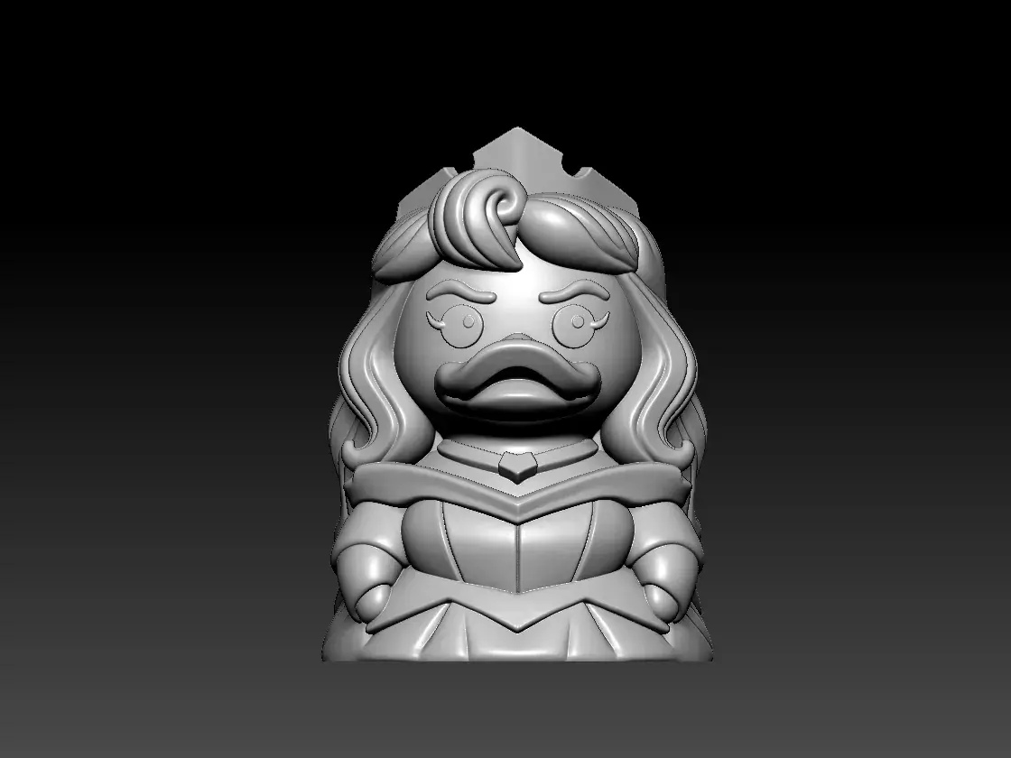 Other STL Download - Rubber Duck - Princess Aurora model - 3d printby ...