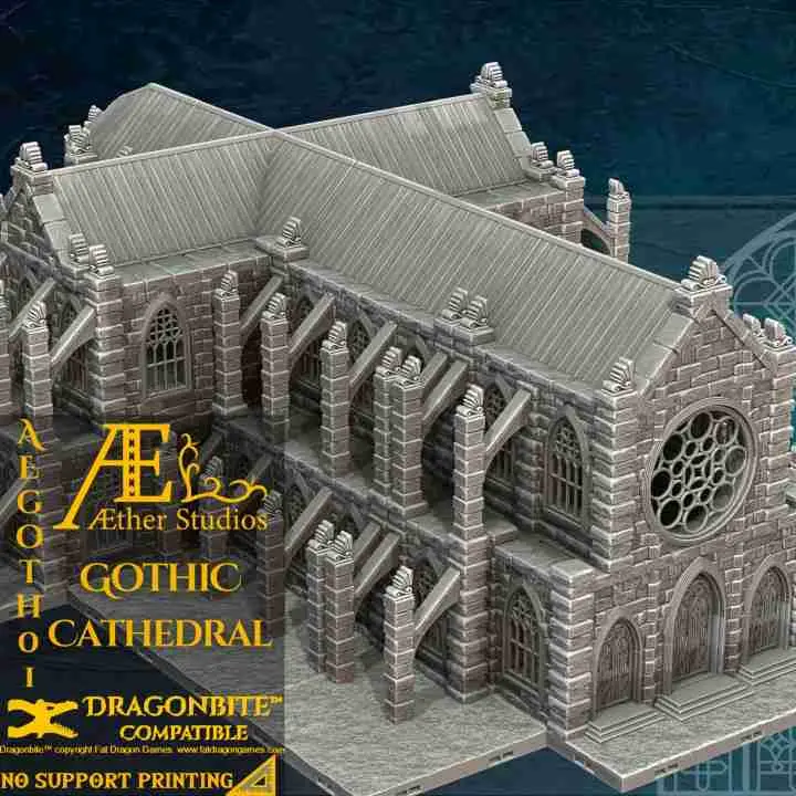Other STL Download - AEGOTH01 - Gothic Cathedralby Aether Studios