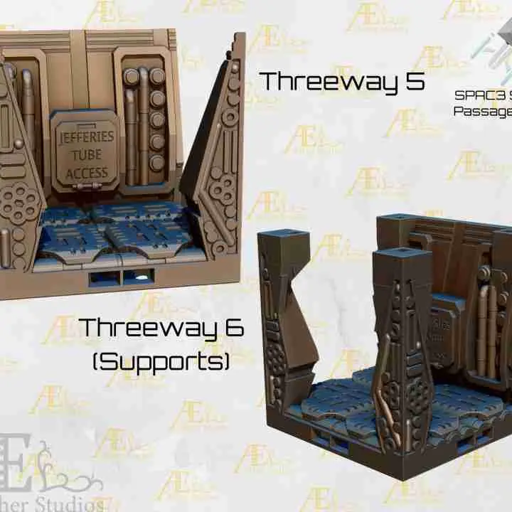 Other STL Download - AESS311 - Space Ships: Passagewaysby Aether Studios