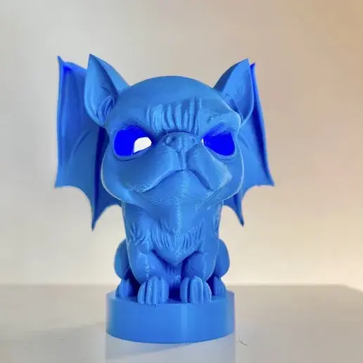 3D Printer Files | 3MF File | GARGOYLE FRENCHIE TEA LIGHT | Creality Cloud