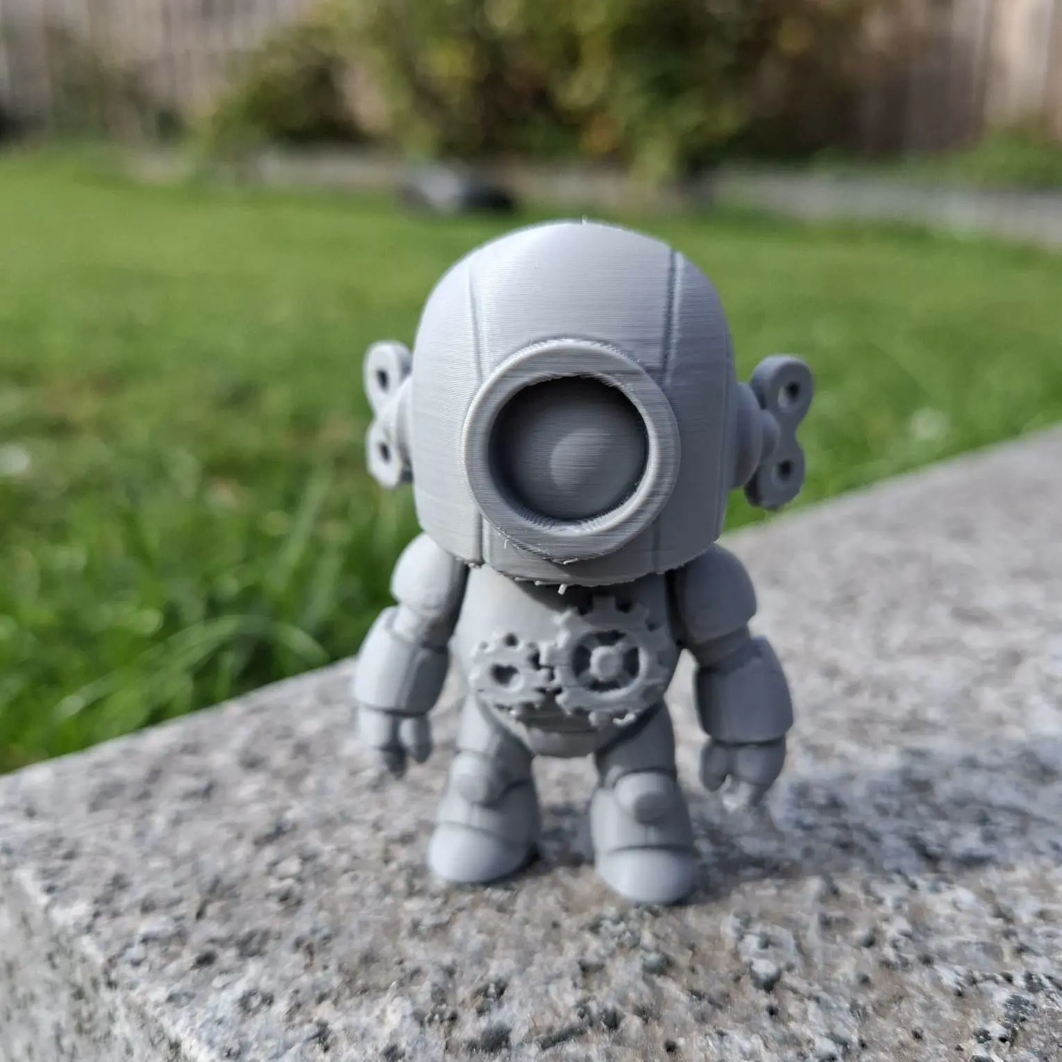 3D Printer Files | 3MF File | Wind-Up Diver Robot – Retro Steampunk ...